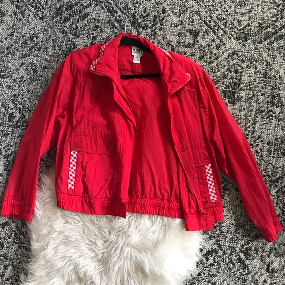 Koret | Jackets & Coats | Koret Francisca Vintage Zip Up Windbreaker W ...